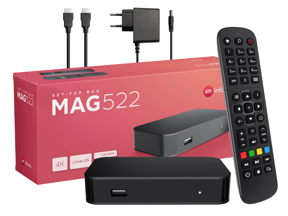 MAG522 - Infomir Europe Retail Shop