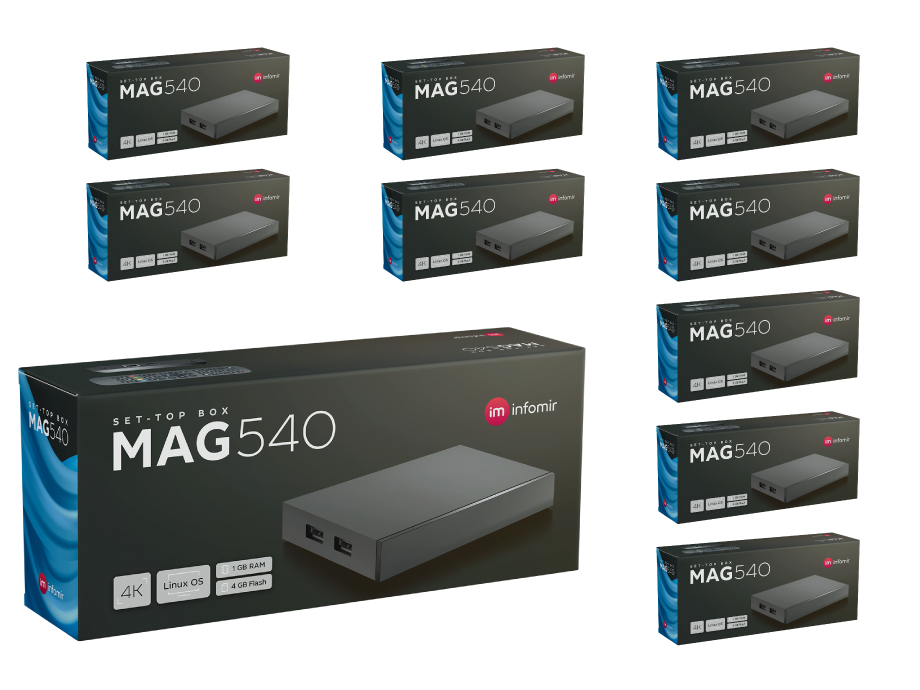 MAG540 pack x10 - Infomir Europe Retail Shop